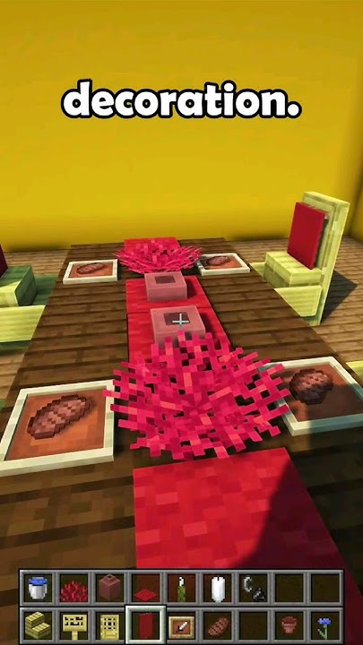 Best Minecraft Table [Design Tutorial] #minecraft - YouTube