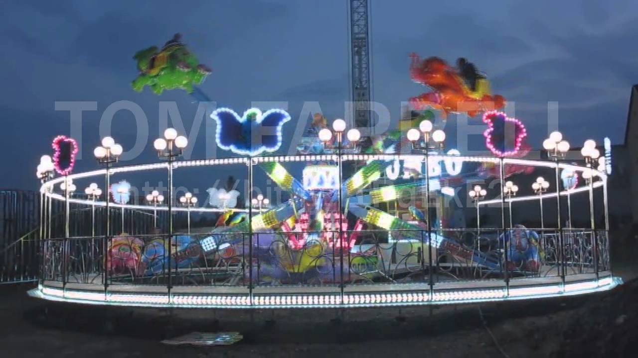 Funfair Dumbo The Flying Elephants - YouTube