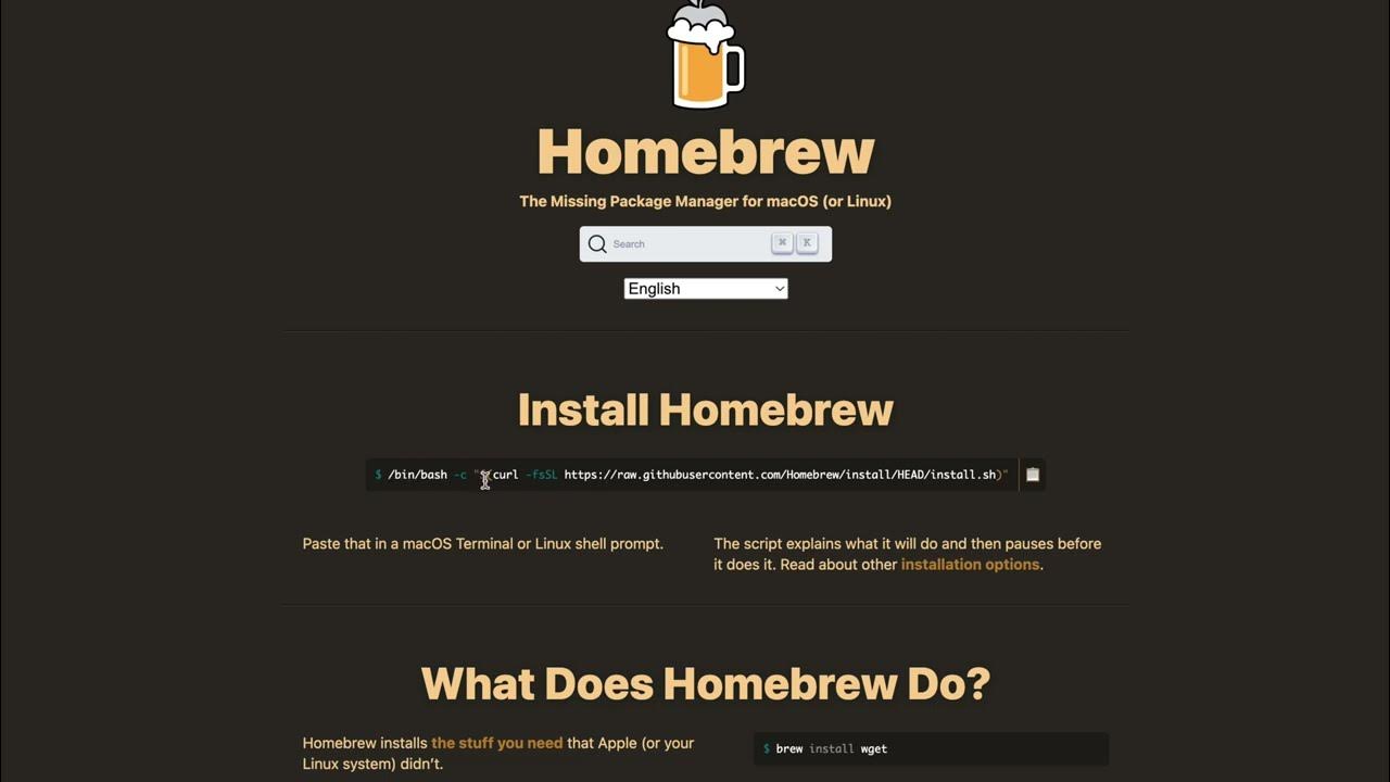Installing MongoDB Using HomeBrew - YouTube