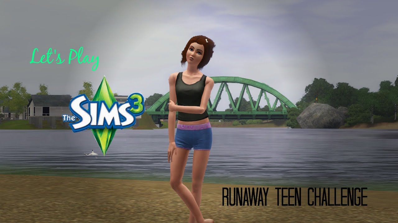 Lets Play The Sims 3 Runaway Teen Challenge Episode 6 Snowfall
