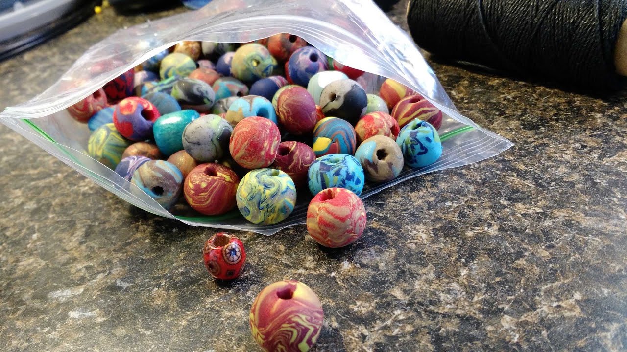 Simple Way to Glaze Beads for Zipper Pulls for Purses - YouTube