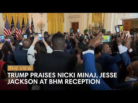 Trump Hosts Black History Month Reception | The View