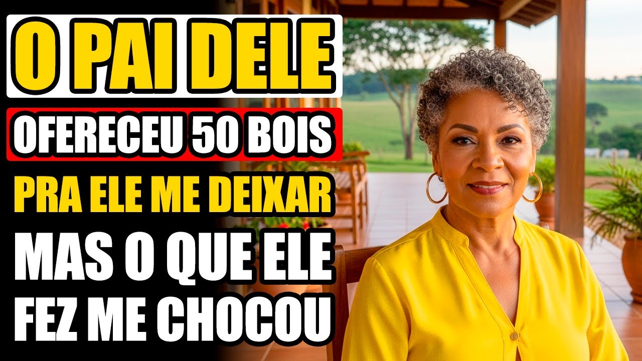 ELA ERA NEGRA E ELE BRANCO... O PAI DELE OFERECEU 50 BOIS PRA ELE ...