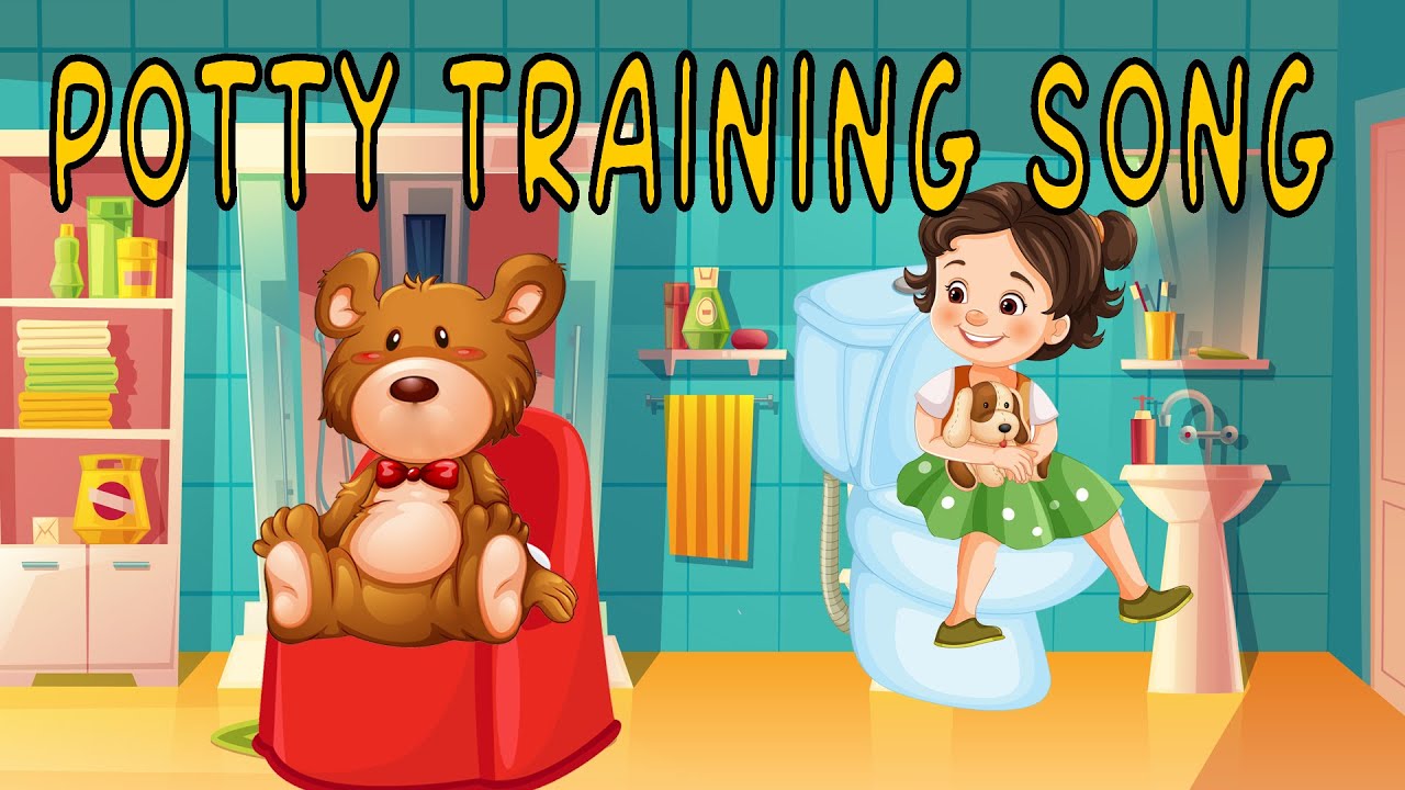 Sitting on the potty🧸🚽|potty training song|toddler |preschool|best ...