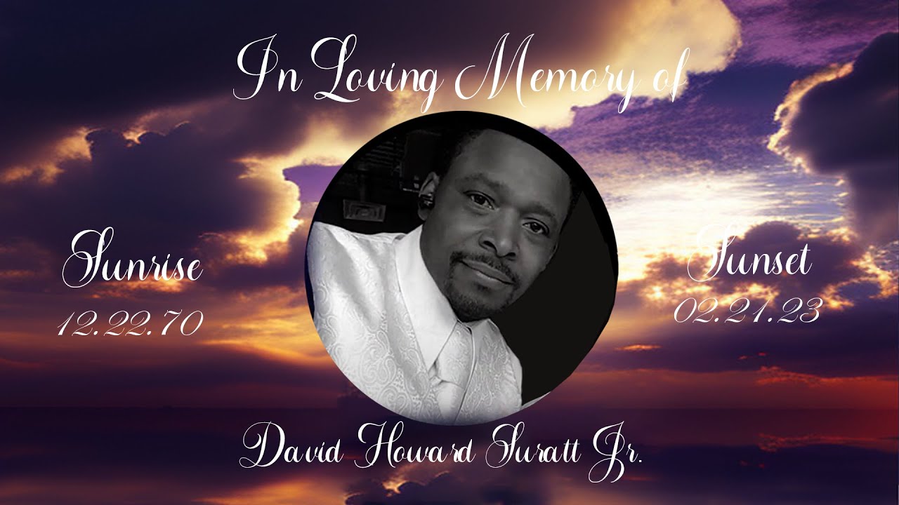 Funeral Service for the Beloved David Howard Surratt, Jr - YouTube