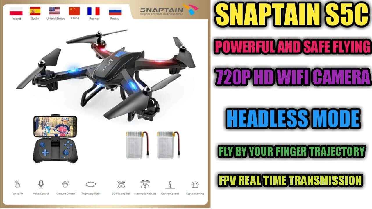 snaptain s5c drone review | snaptain s5c drone footage | snaptain s5c ...