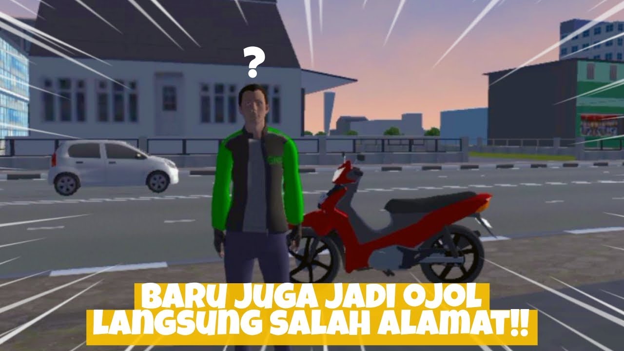 Abang ini ingin Menjadi ojol sukses!! Berharap kena prank ojol!! - Ojek online the game - YouTube