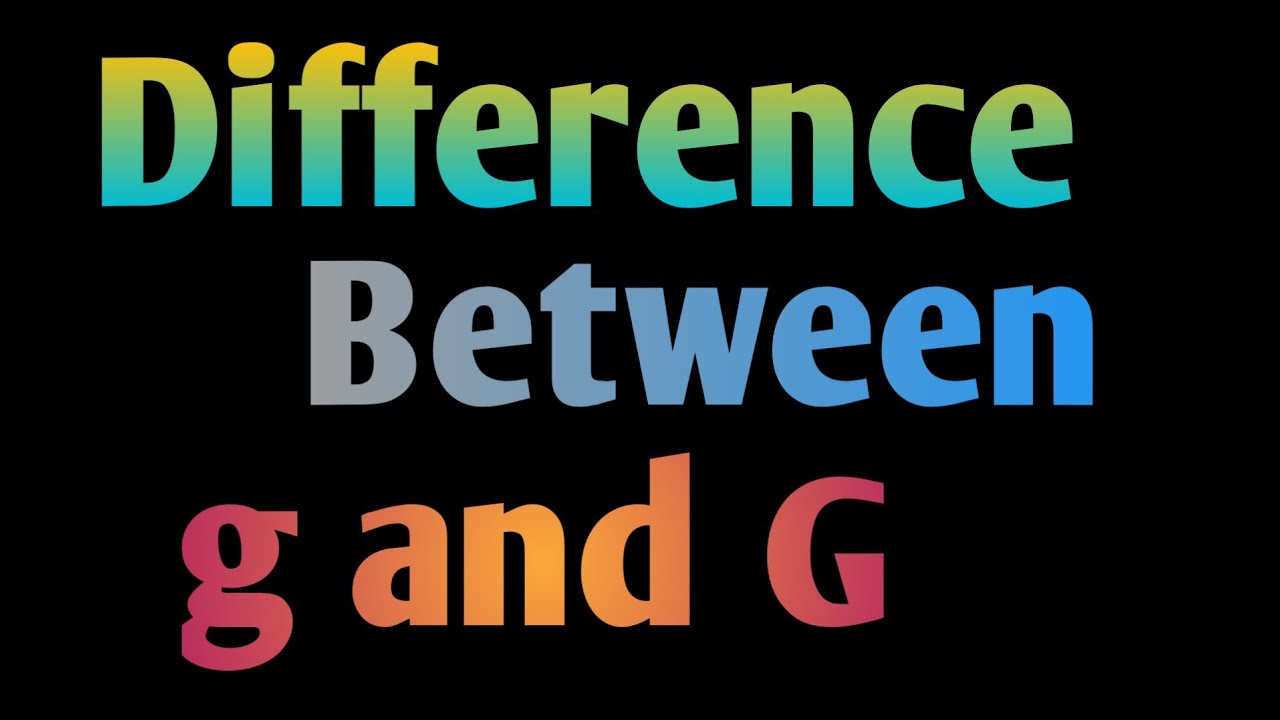 What is Difference between Acceleration due to gravity(g)and Universal ...