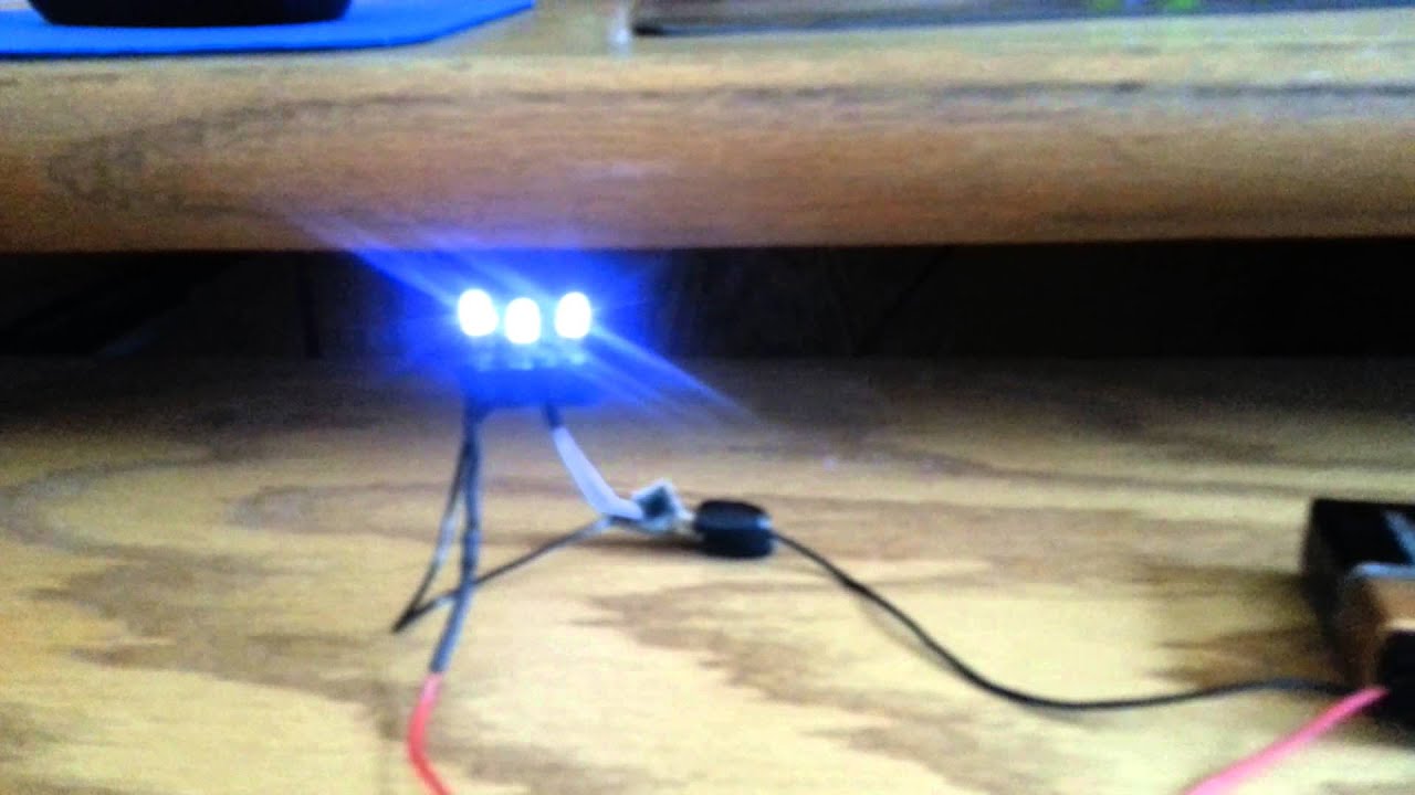1/24 scale sequential flasher led - YouTube