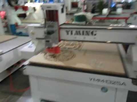 1325 work video, china cnc router, china cnc machine - YouTube