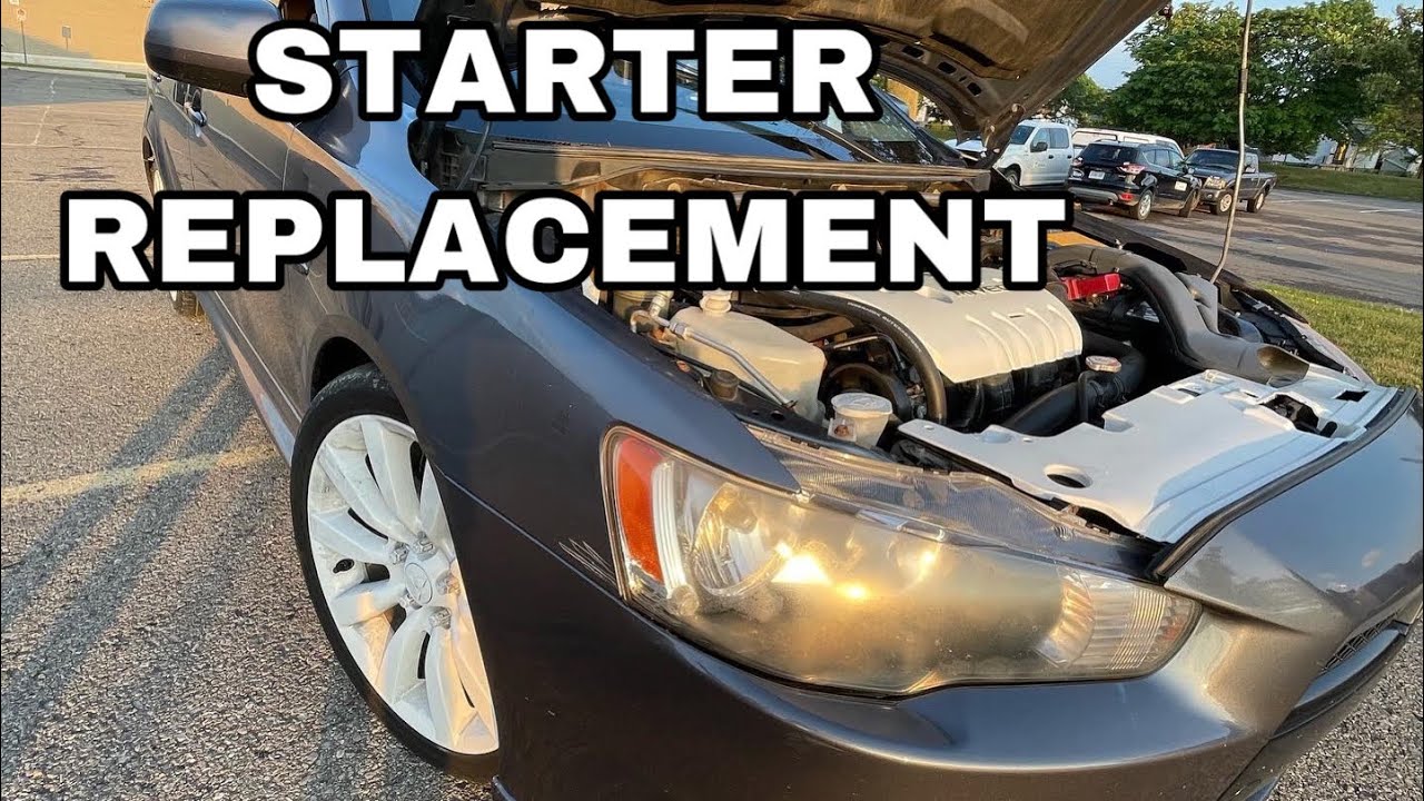 2010 Lancer Starter Replacement(solved issues) - YouTube