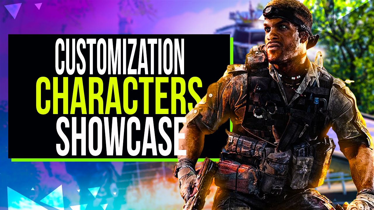 Call of Duty Black Ops 4 How to Customization Characters & Showcase ...