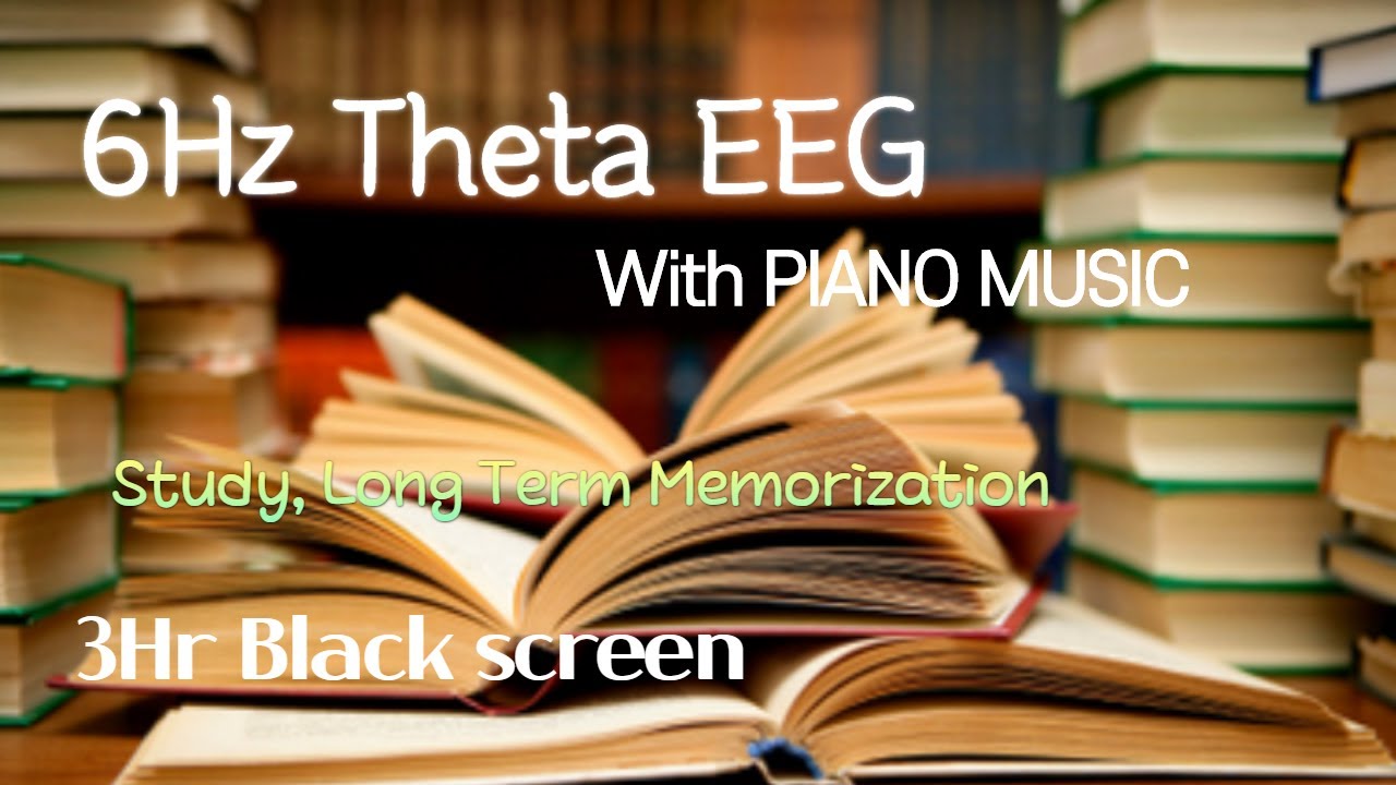 6Hz Theta Brain Wave with Piano music- Study Long Term memory ...