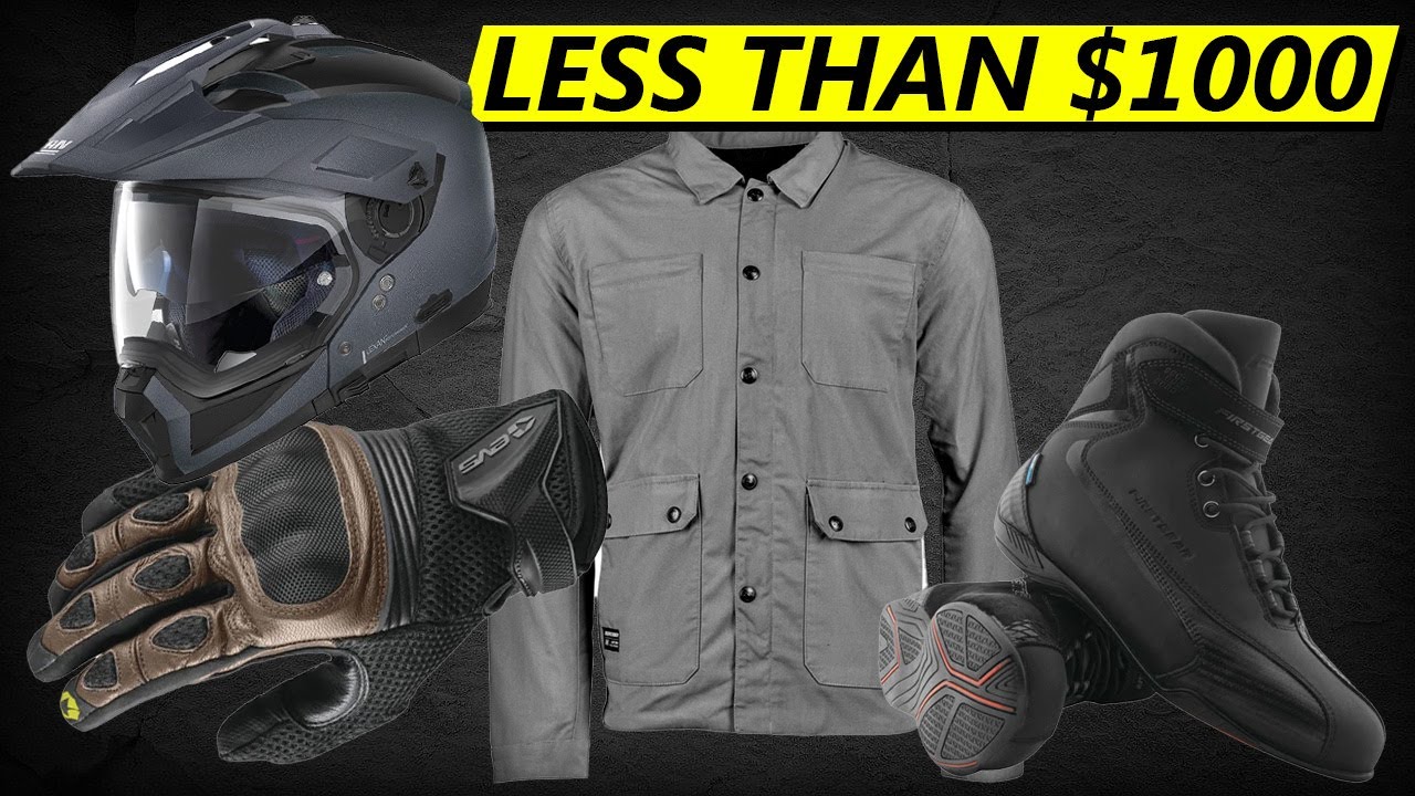 BEST Beginner Motorcycle Gear Guide (On a Budget and for 2022) - YouTube