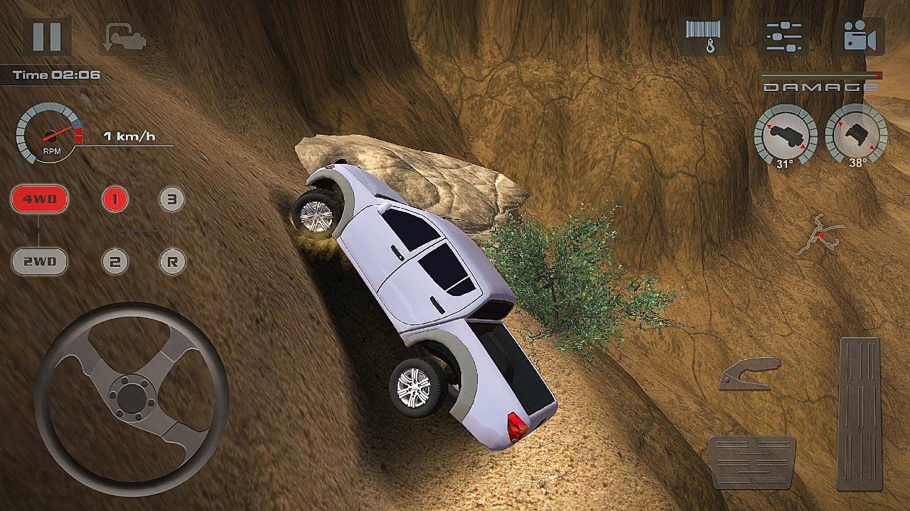 OffRoad Drive Desert Toyota Hilux Crash Car Game - Android IOS gameplay ...
