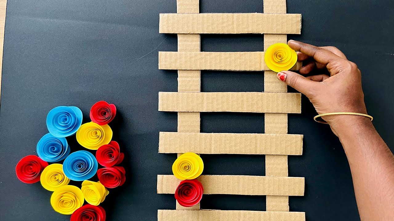 Beautiful Card Board Wall Hanging || Paper Wall Hanging || DIY Crafts ...
