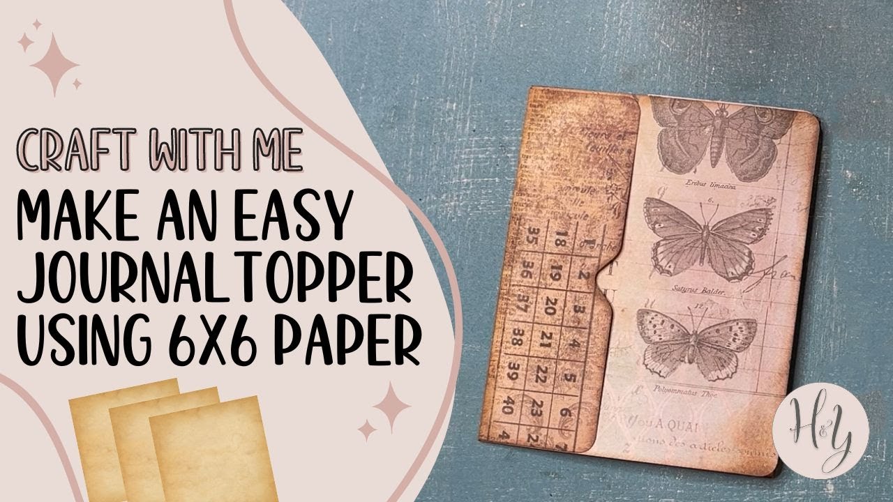 Easy Journal Topper or Wrap Around for Pages | Use Up Your 6x6 papers ...