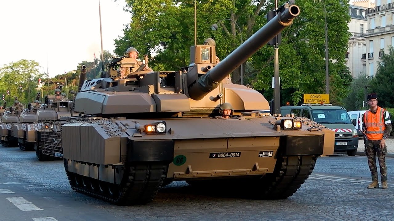 Armee de Terre : Le nouveau char Leclerc XLR fait son entrée à Paris ...