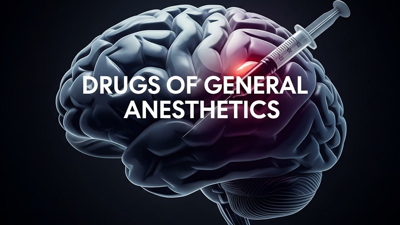 Drugs Of General Anesthetics | Mechanism of General Anesthetics ...