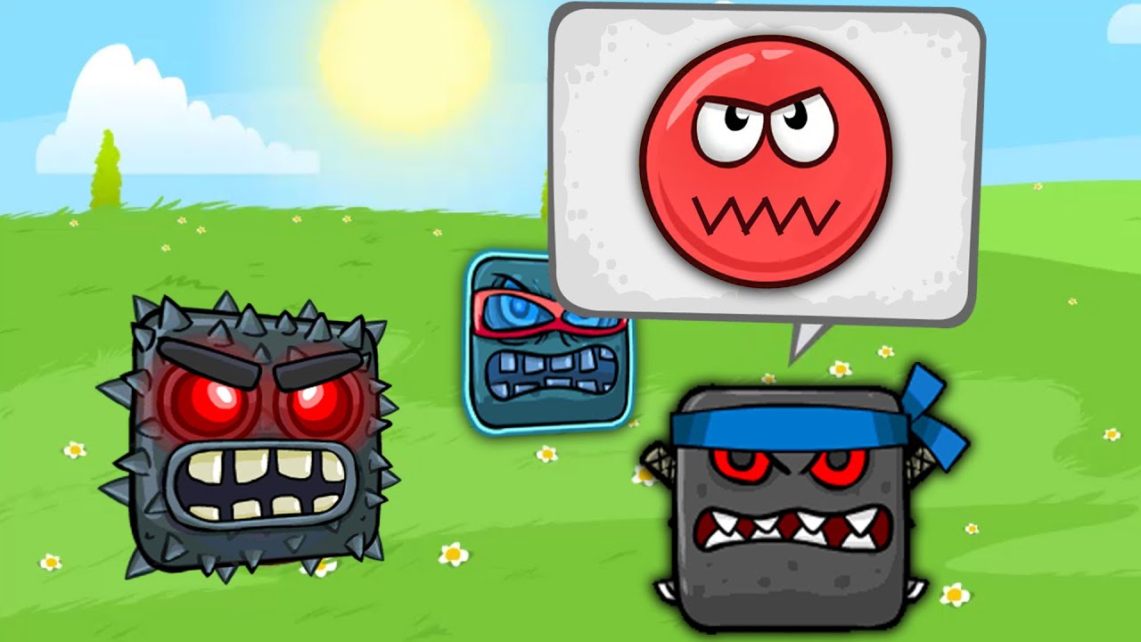 Cave Boss Mini Ball vs Evel Red Ball 4 Bosses - YouTube