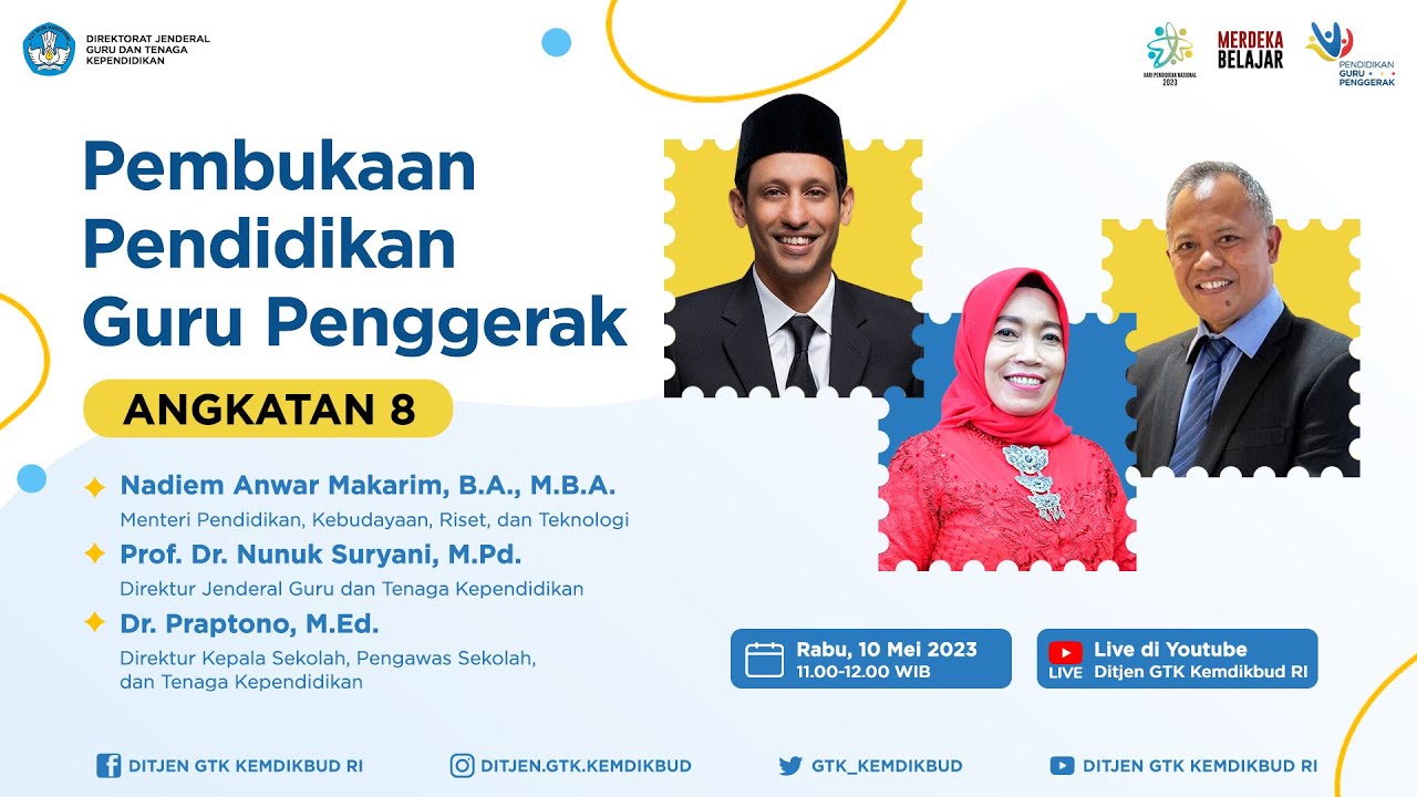 Pembukaan Pendidikan Guru Penggerak Angkatan 8 - YouTube