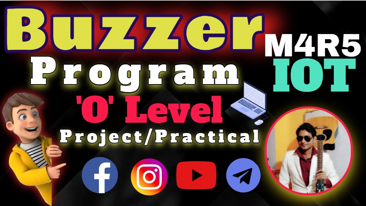 Program No 3 Arduino Program To Sound Buzzer For 1 Second On Press 2640