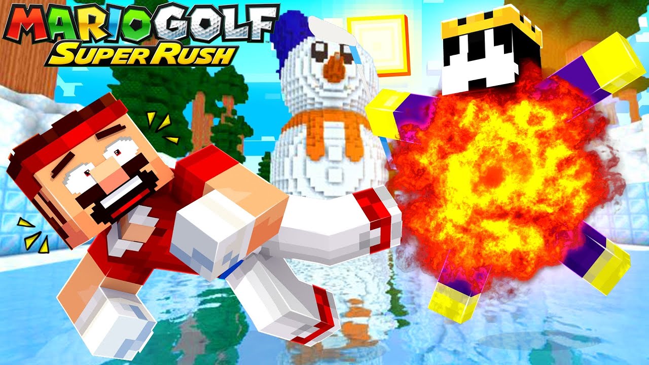 Minecraft Mario Golf Super Rush - Frosted Glaciers! [3] - YouTube
