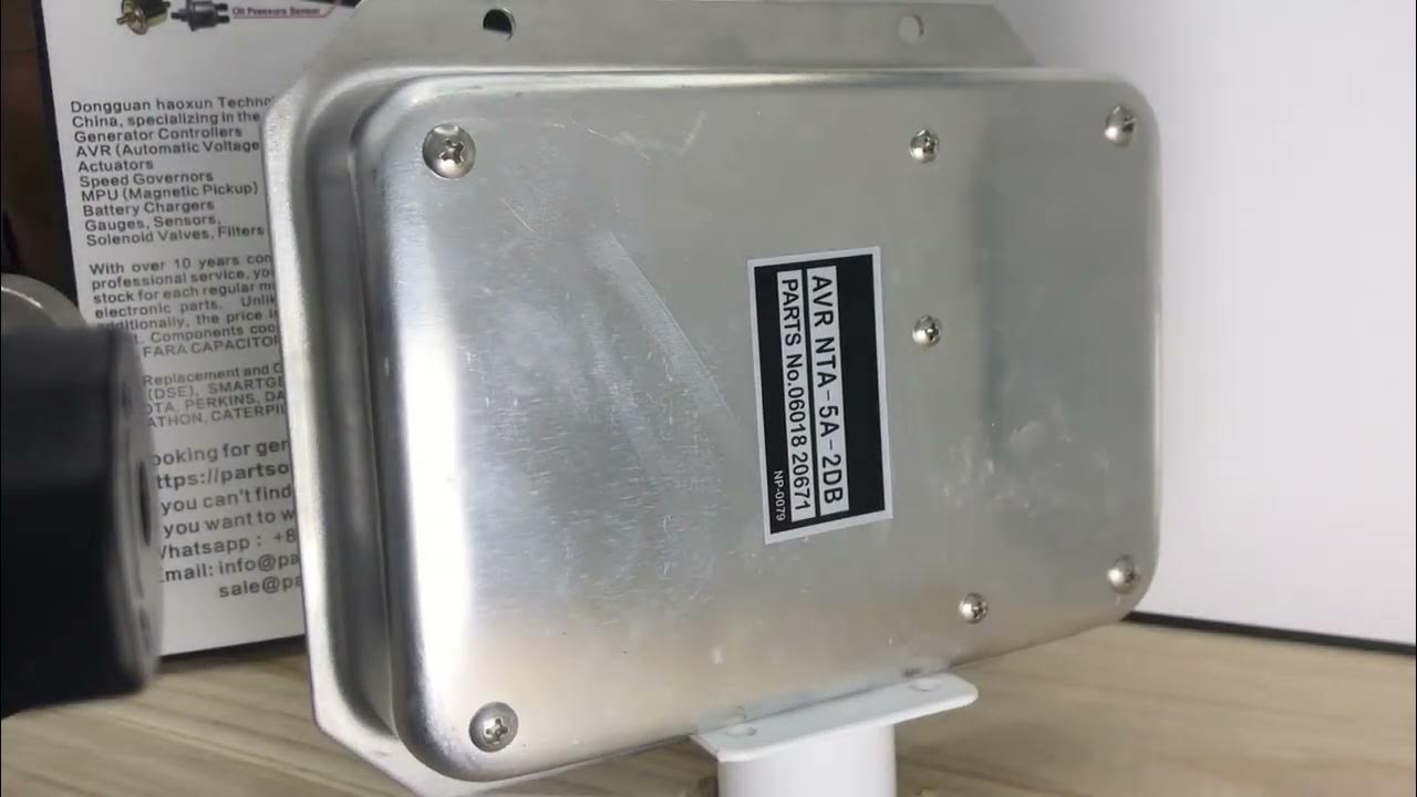 AVR NTA 5A 2DB Automatic Voltage Regulator - YouTube