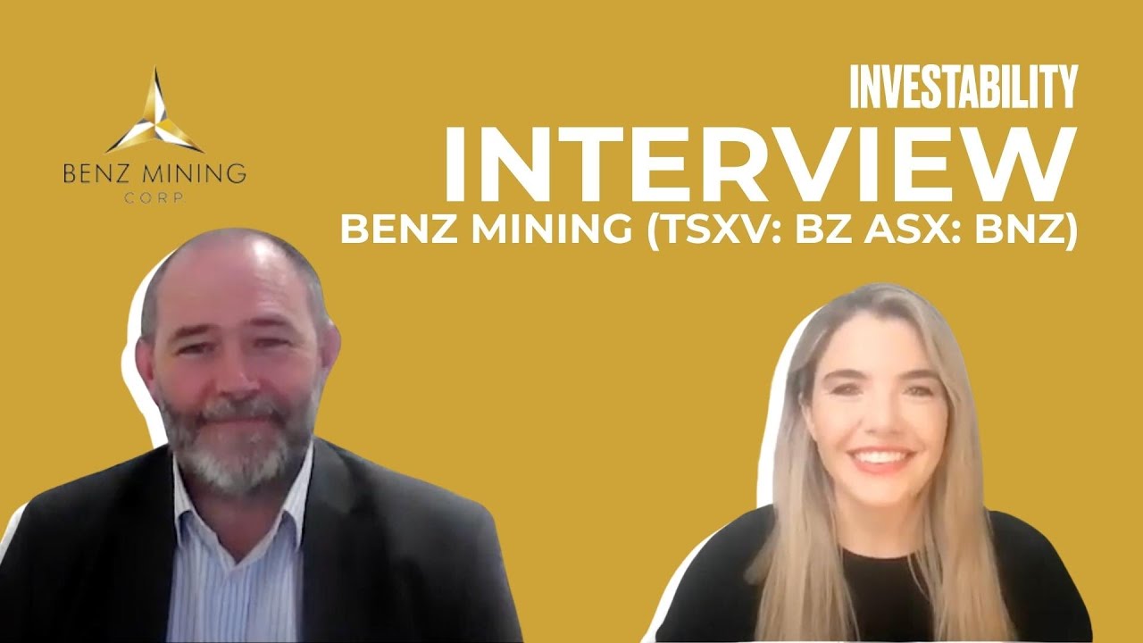 Investability Interviews Benz Mining Corp (TSX.V:BZ, ASX:BNZ) CEO ...