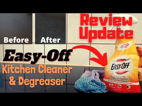 Easy Off Kitchen Degreaser Reviews UPDATE - YouTube