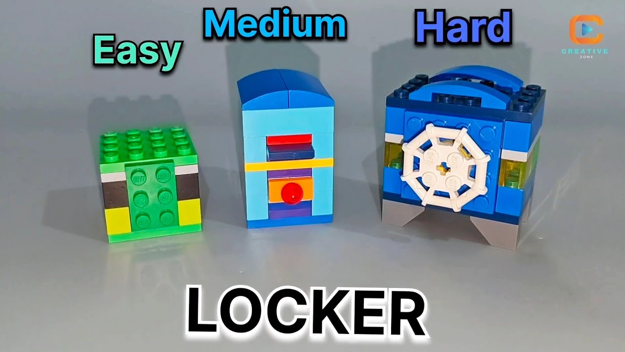 How To Build a LEGO Locker 🛅| Building Blocks Instructions | Diy #lego ...