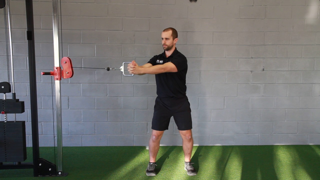 Cable Anti Rotation Press to Rotation - YouTube