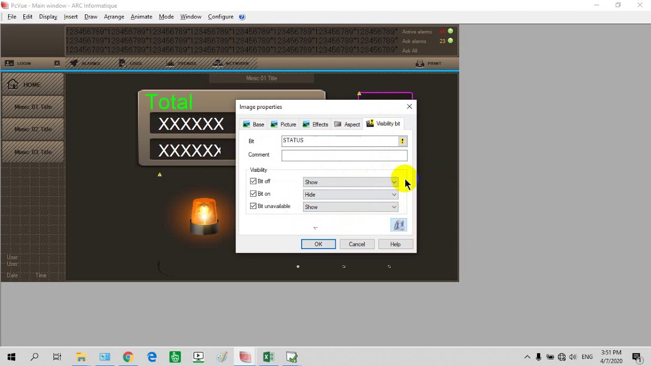 PcVue Scada Arabic -6 Alarm 1 - YouTube