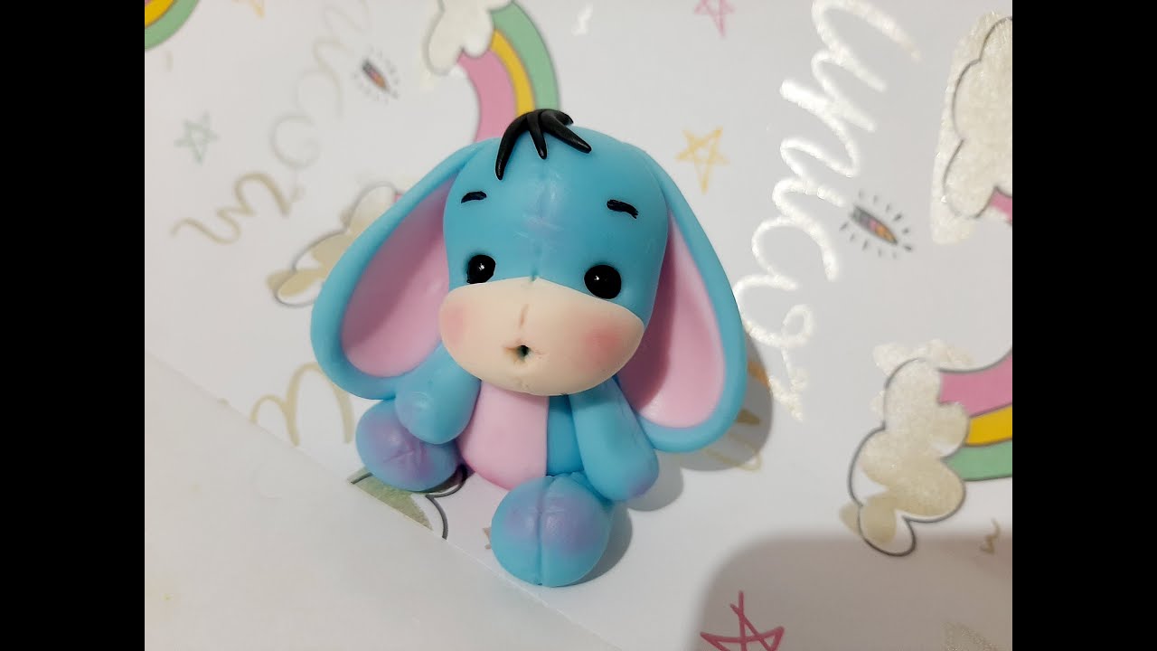 Bebé Igor (Winnie Pooh) en porcelana fría paso a paso - YouTube