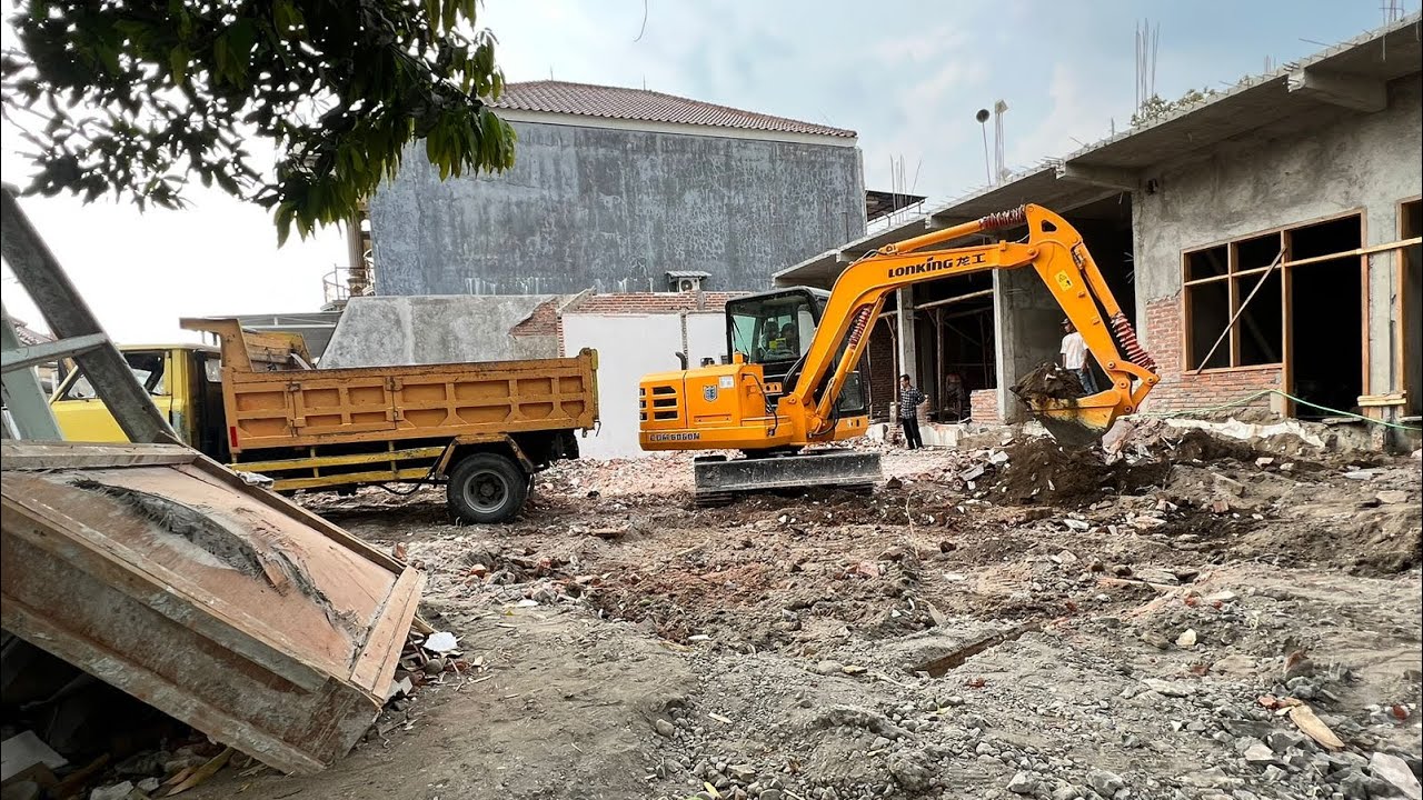 Excavator Lonking CDM6060 Setara Pc 60 Kelas 6 Ton Engine Weichai Deutz ...