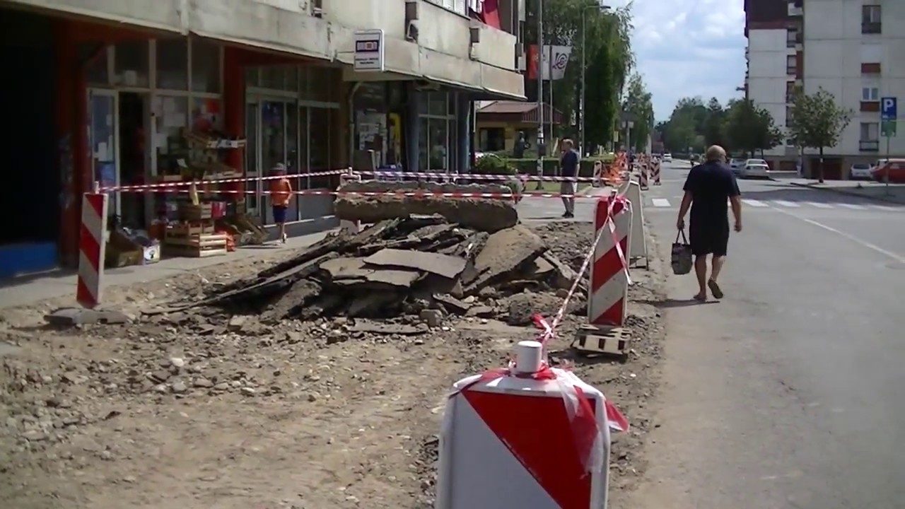 Takovska ulica- radovi 22. 08. 2018. - YouTube