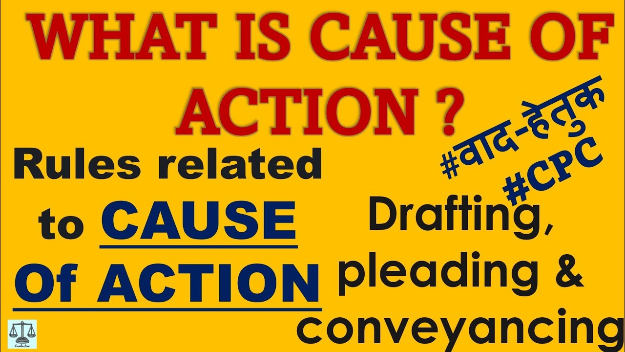 Cause Of Action Hindi Civil Procedure Code cpc judiciary llb cause-of-action-hindi-civil-procedure-code-cpc-judiciary-llb