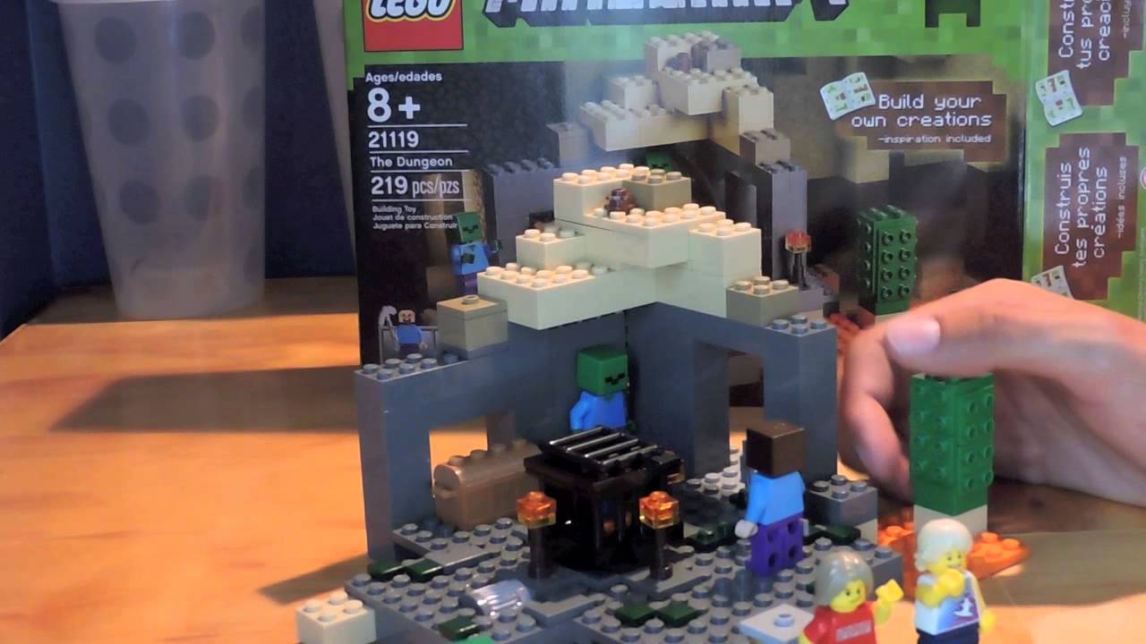 Lego Minecraft: The Dungeon Speed Build + Review - YouTube