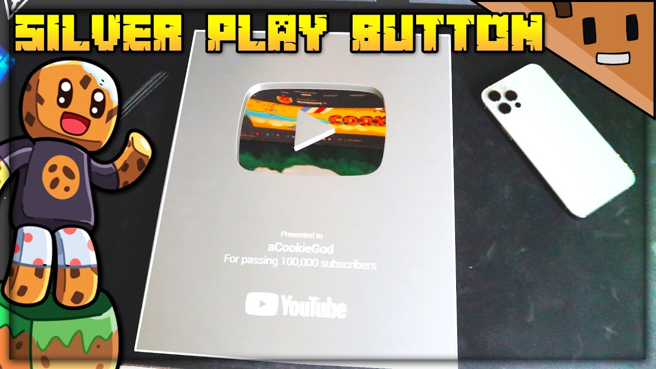 aCookieGod's Silver Play Button UNBOXING! - YouTube