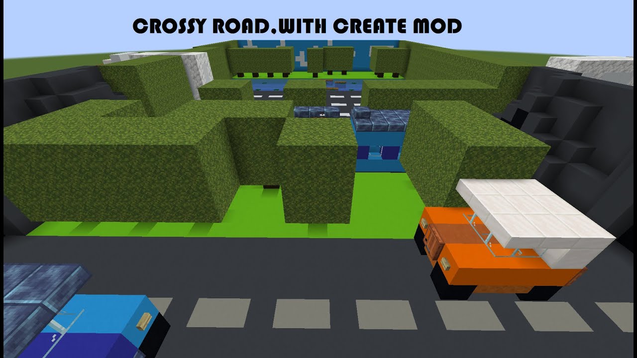 Crossy Road In Minecraft?! - YouTube