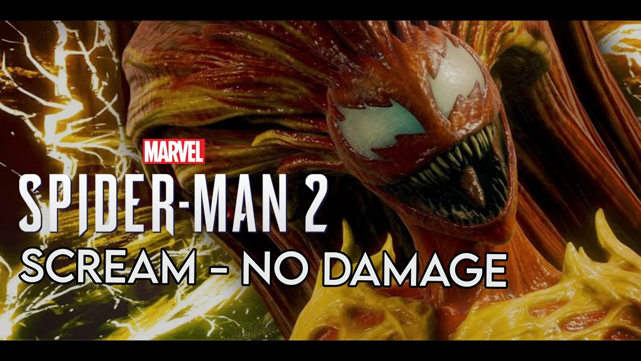 Spider-man 2 SCREAM (NO DAMAGE) BOSS FIGHT | Peter vs Scream ...