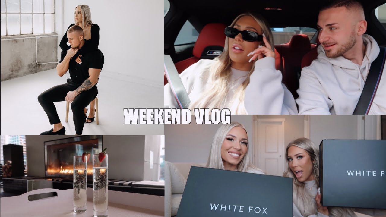 weekend vlog-white fox haul, bts engagement photoshoot+more🤍 - YouTube