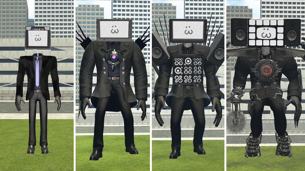 TITAN TV MAN BOSS EVOLUTION! In Garrys Mod! - YouTube