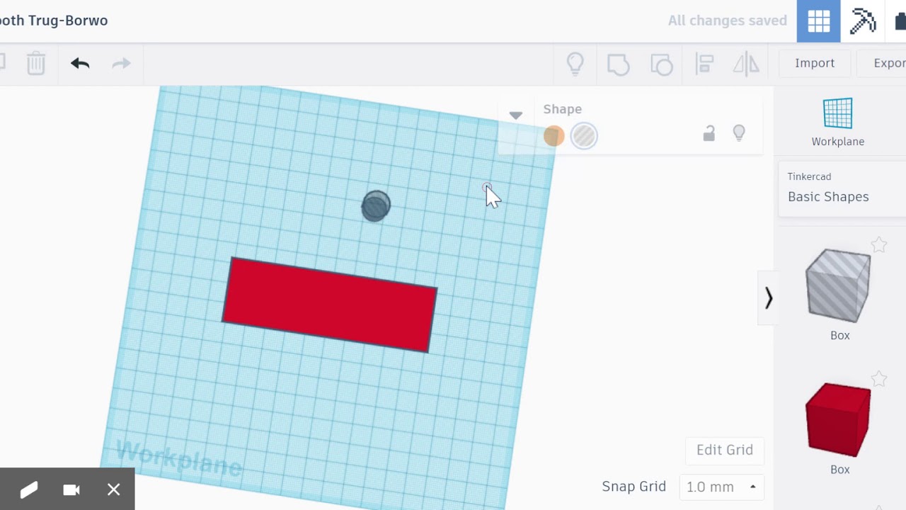Creating a Name Tag in Tinkercad - YouTube