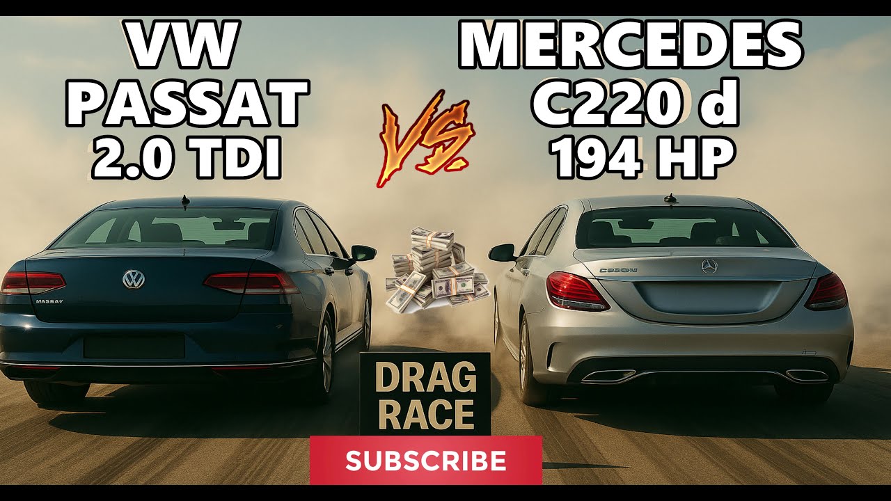 💰 $30K vs $32K Money 🔥 VW Passat 200 HP vs Mercedes C220d 194 HP ...