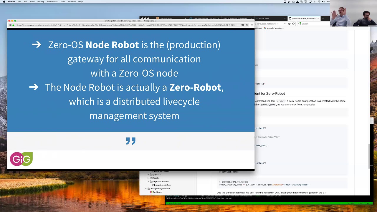 Getting start with the Zero-OS Node Robot - YouTube