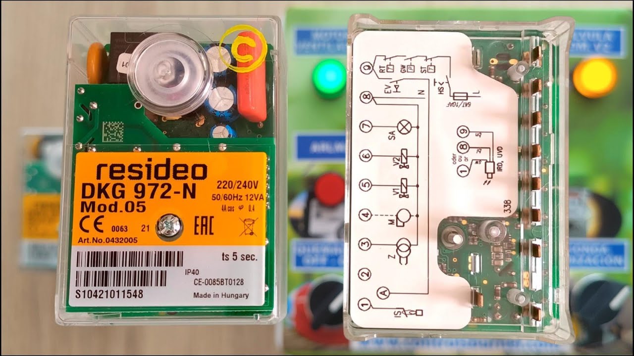 CONTROL DE LLAMA O CENTRALINA HONEYWELL-SATRONIC - RESIDEO DKG 972 – N ...
