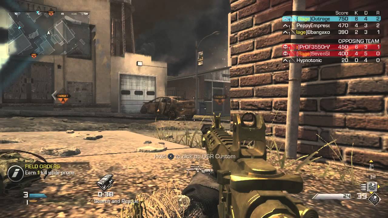Call of Duty:Ghost(3v3 S&R Warhawk OutrageousClan part1) - YouTube