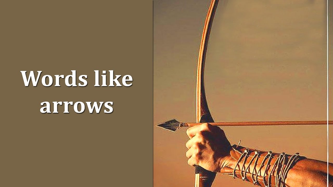 Words like arrows - YouTube