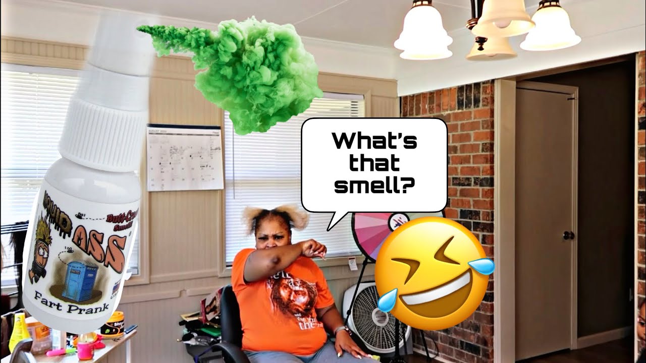 Liquid Fart Spray Prank On My Client (HILARIOUS REACTION) - YouTube